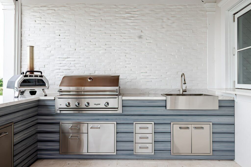 Outdoor Kitchen Cladding Options - Complete Outdoor Living